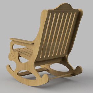 Rocking Chair (digital Files for Download, CNC Furniture Files ...