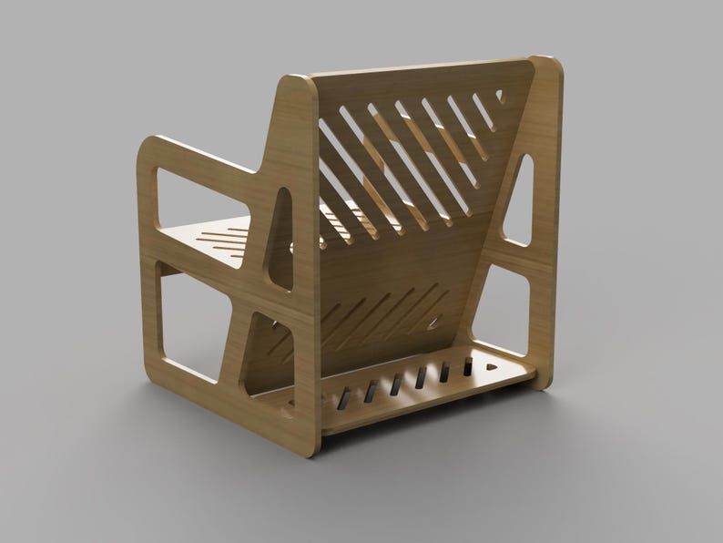 Chair digital Files for Download, CNC Furniture Files, Scandinavian ...