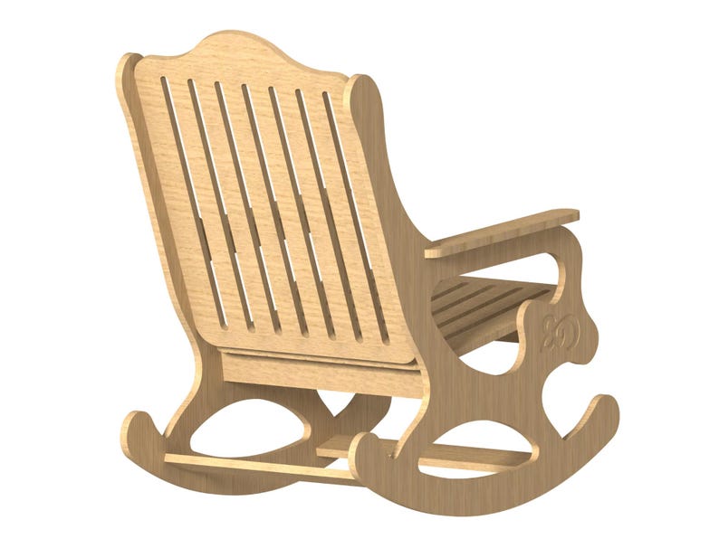 Rocking Chair digital Files for Download, CNC Furniture Files ...