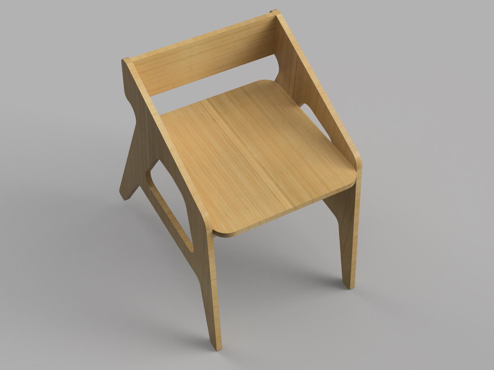 Chair (digital Files for Download, CNC Furniture Files, Scandinavian ...