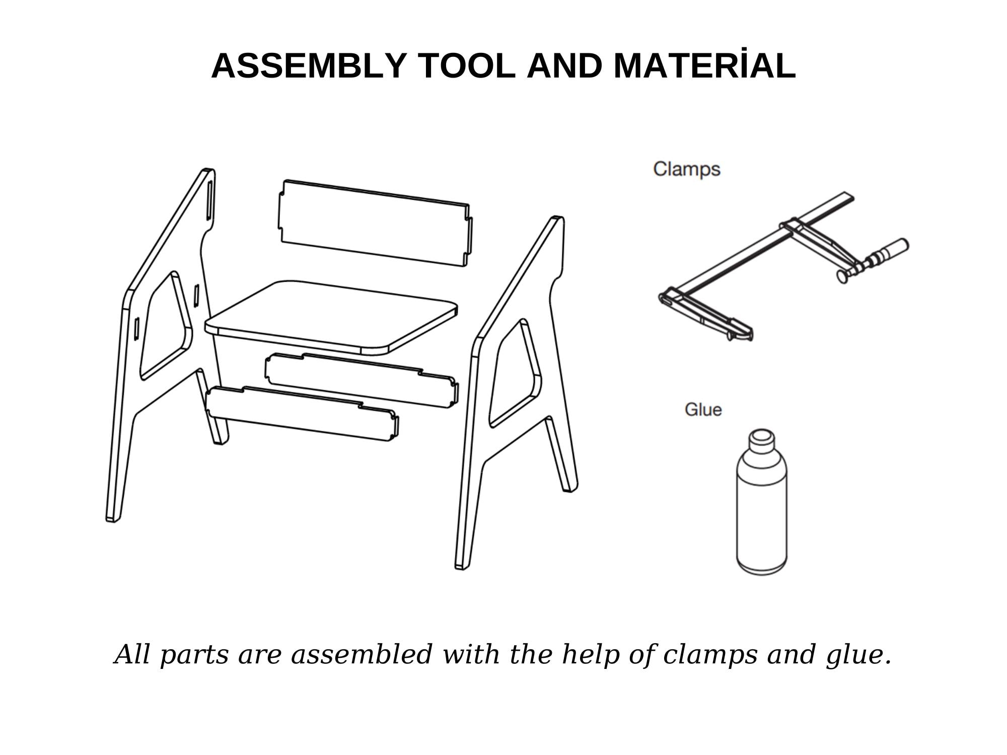 Chair (digital Files for Download, CNC Furniture Files, Scandinavian ...