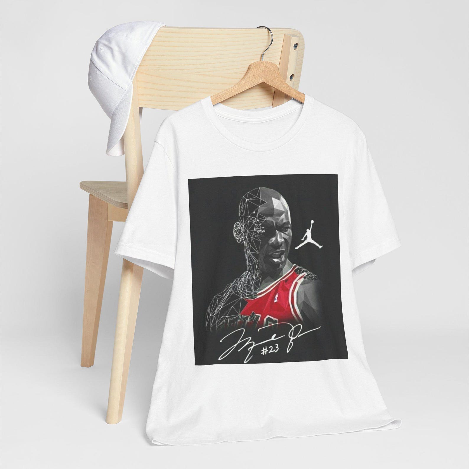Michael Jordan T-shirt Iconic 23 Jersey Graphic Tee NBA Legend Apparel ...