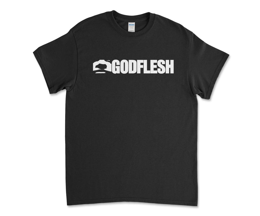 Godflesh Logo Black Tee Shirt T-shirt Industrial Metal Neofolk - Etsy