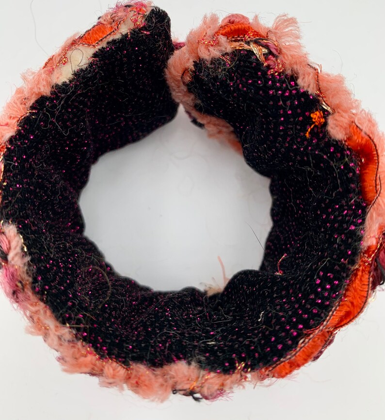 Wearable Fiber Art Bracelet Sustainable Jewelry OOAK - Etsy