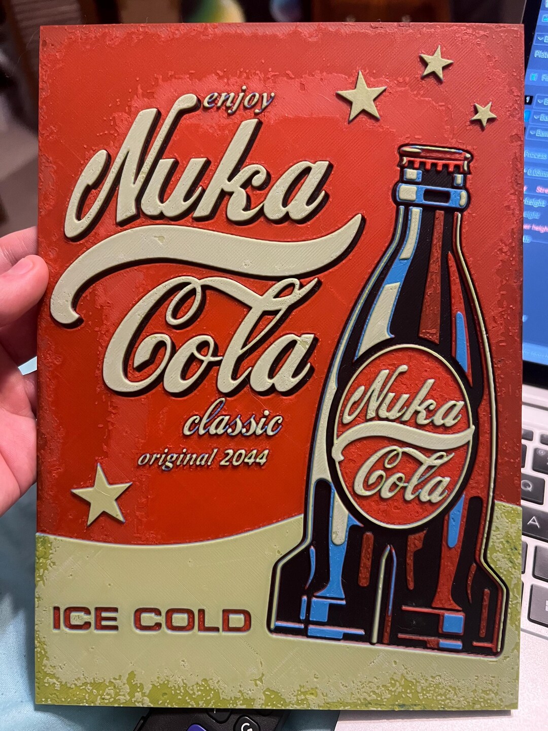 Nuka Cola Hueforge Fridge/wall Art - Etsy Australia