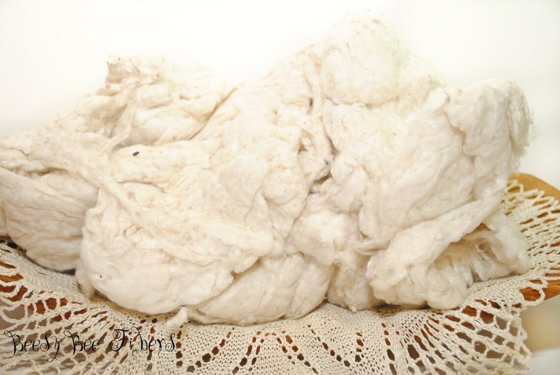 SILK NOIL Undyed Silk Noil for Carding Dyeing Spinning - Etsy