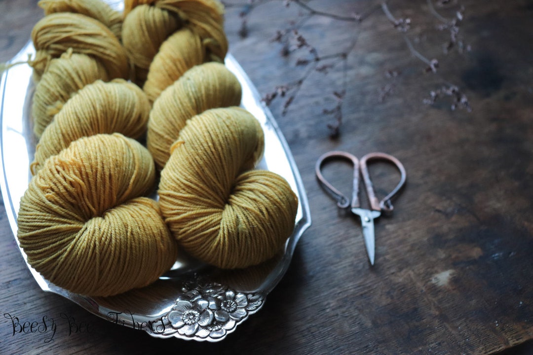 NUGGET Hand Dyed Sock Yarn Fingering Weight, 3 Ply, Superwash Merino ...