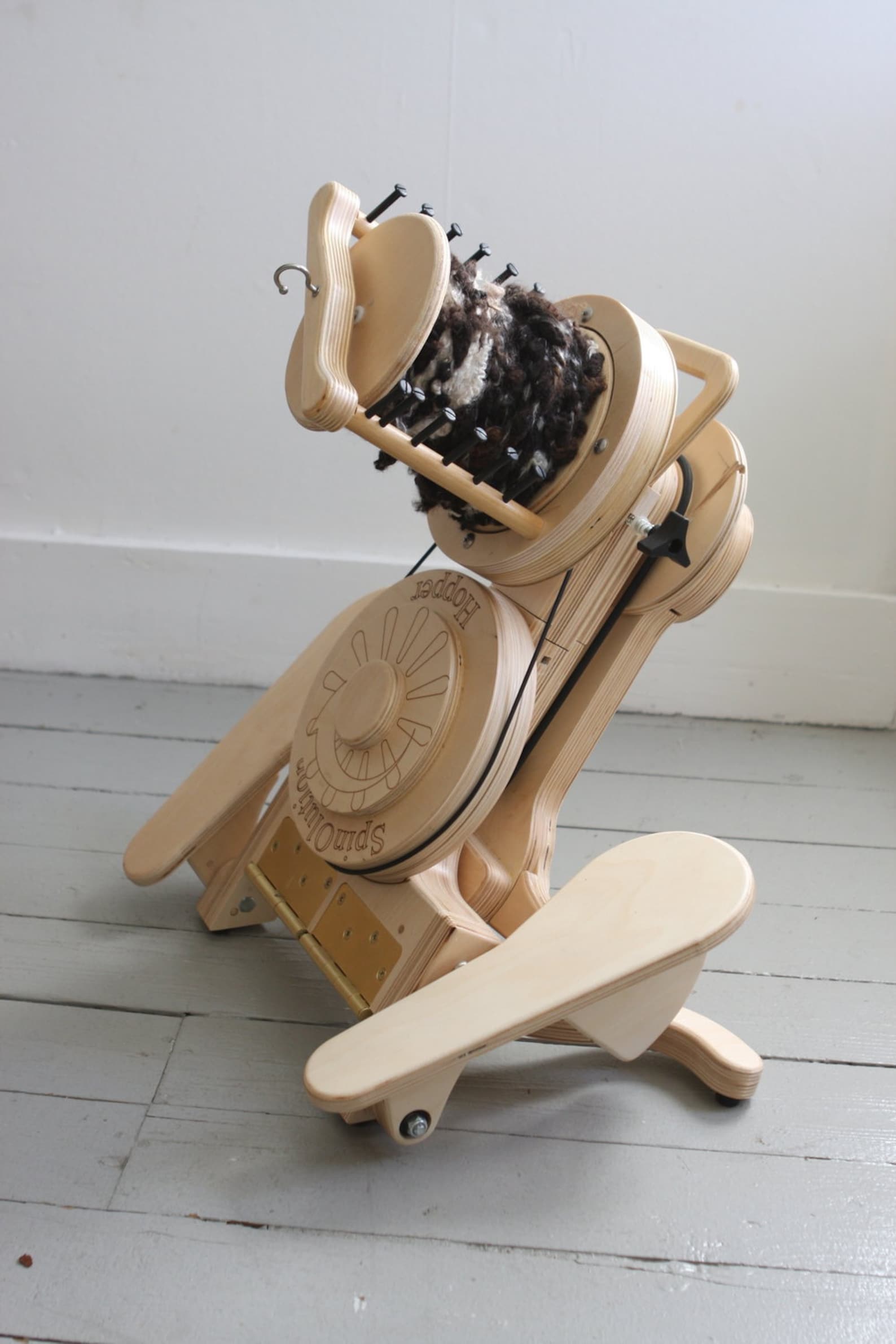 THE HOPPER Travel Spinning Wheel Portable Spinolution Original | Etsy