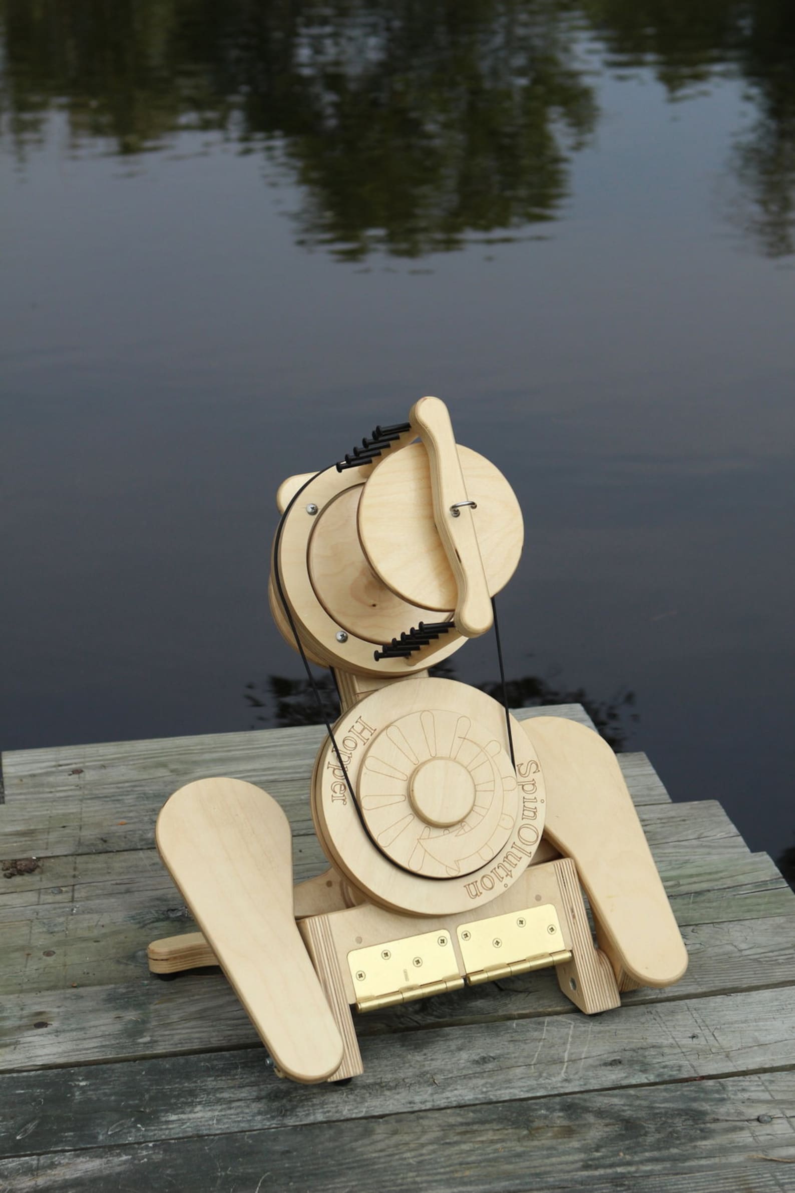 THE HOPPER Travel Spinning Wheel Portable Spinolution Original | Etsy