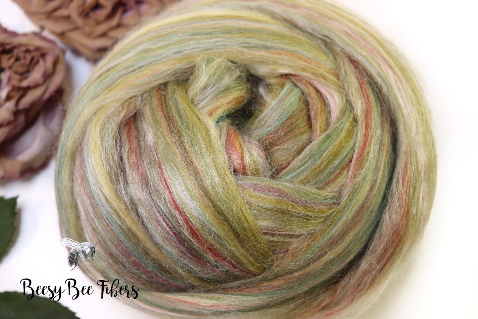 MONET'S POND Merino Wool Roving and Tussah Silk Blend | Etsy