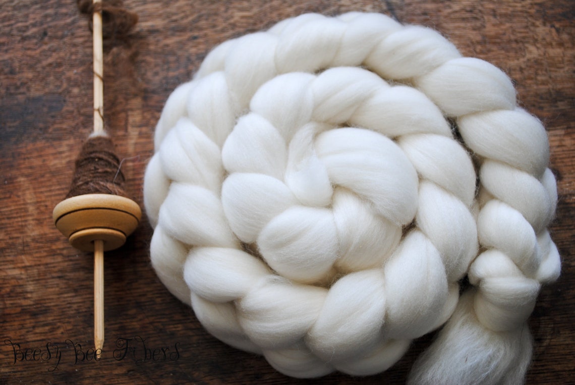 Domestic Merino Natural Ecru Undyed Combed Top Wool Roving - Etsy
