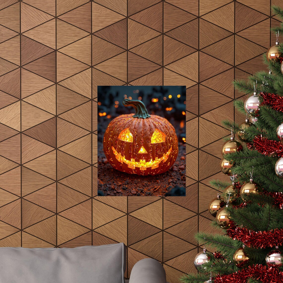 Circuitry Orange, Pumpkin Halloween Collection, Matte Vertical Posters ...