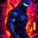 30 Neon Ninja Warrior Art Designs Symmetrical, Ultra-detailed Digital ...