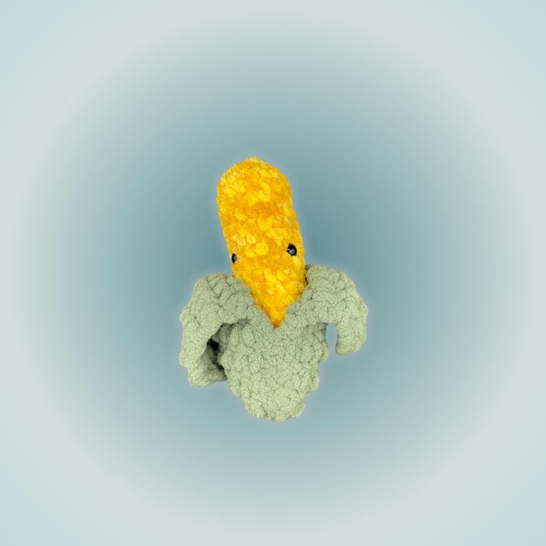 Handmade Crochet Corn Plushie, Cute Amigurumi Corn Toy, Unique Crochet ...