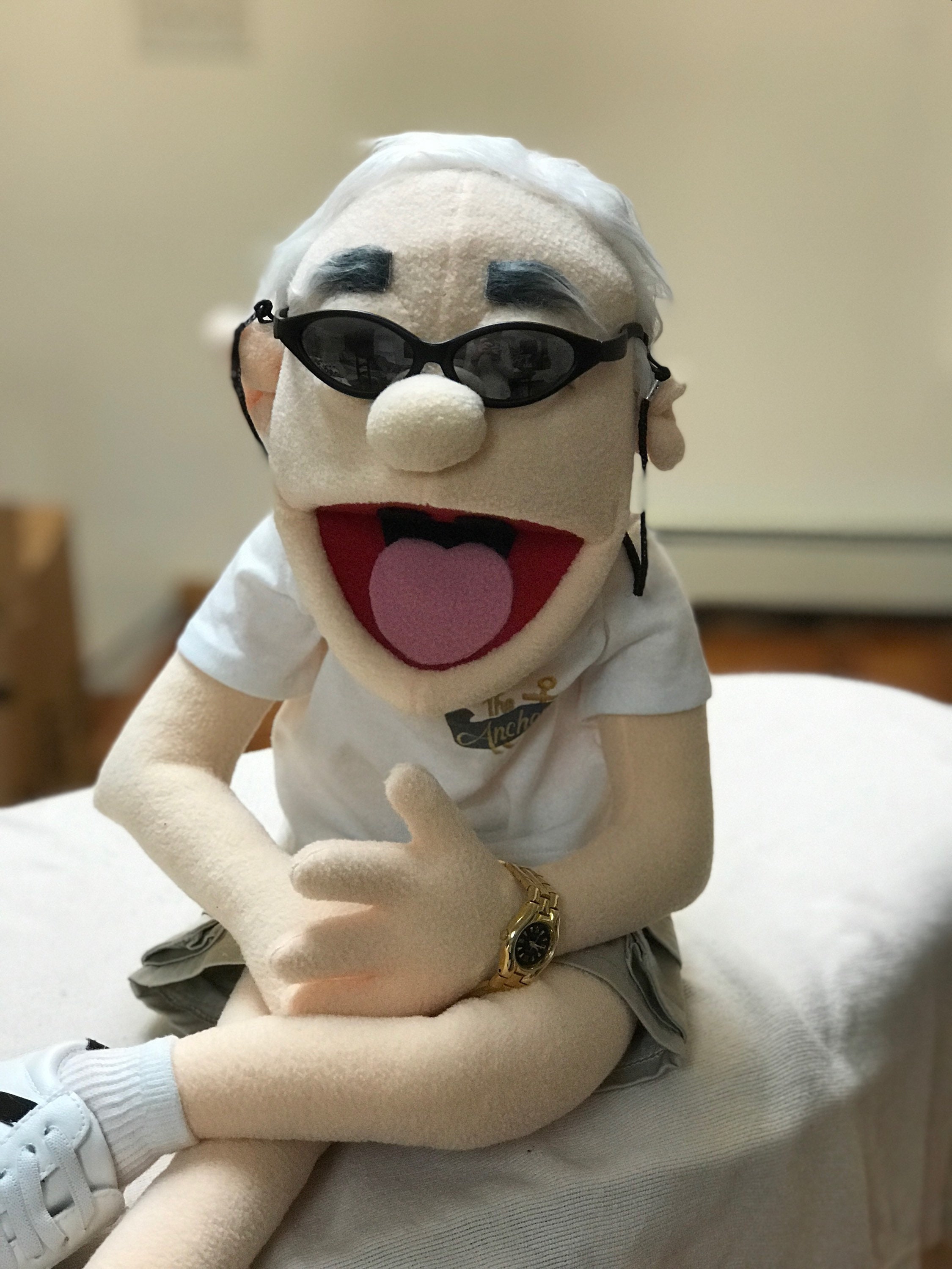 Custom made look alike portrait Muppet Puppet lover gift Hand puppet ...