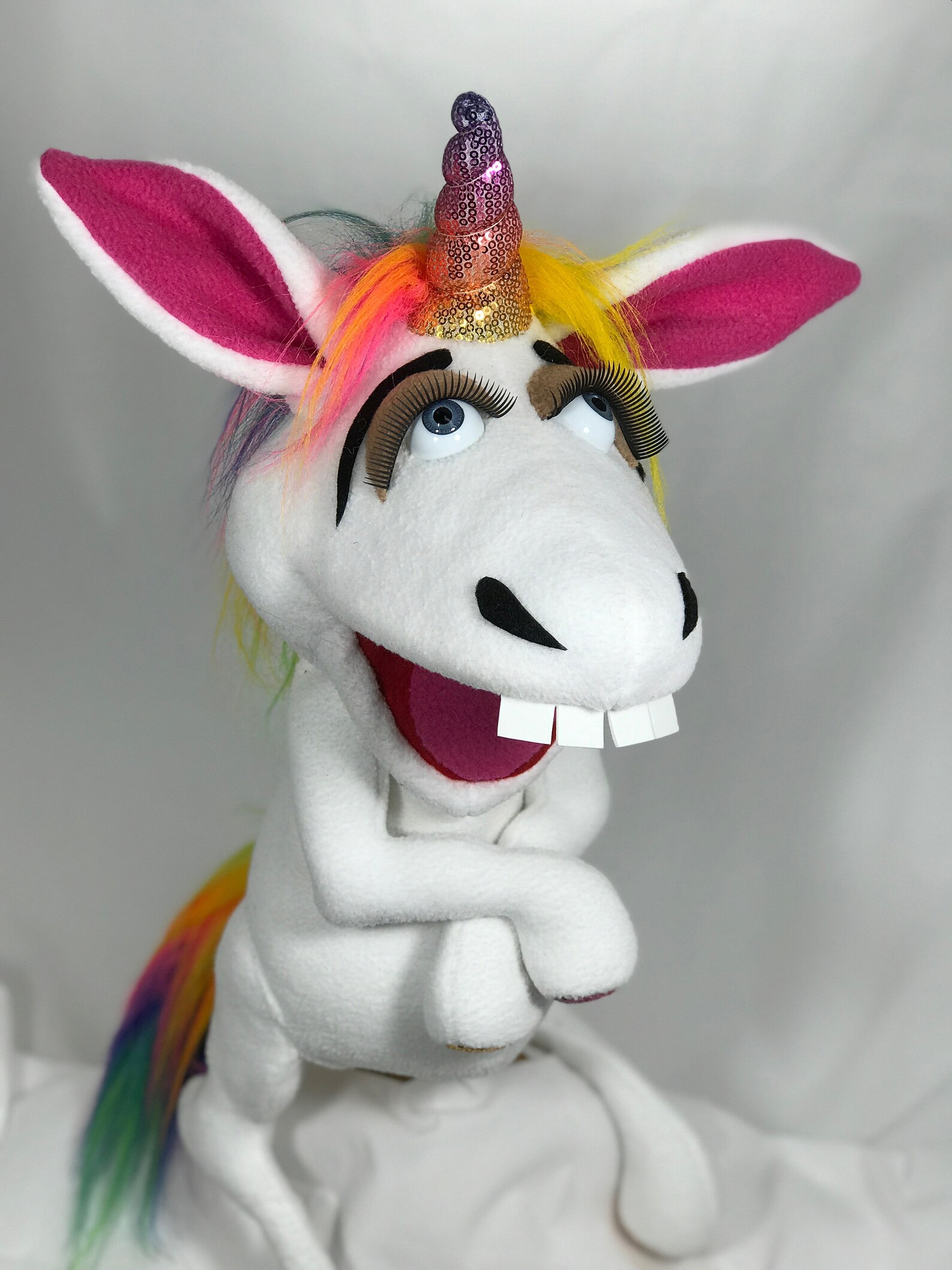 UNICORN Sparkles the Unicorn Puppet Youtube Movie. - Etsy