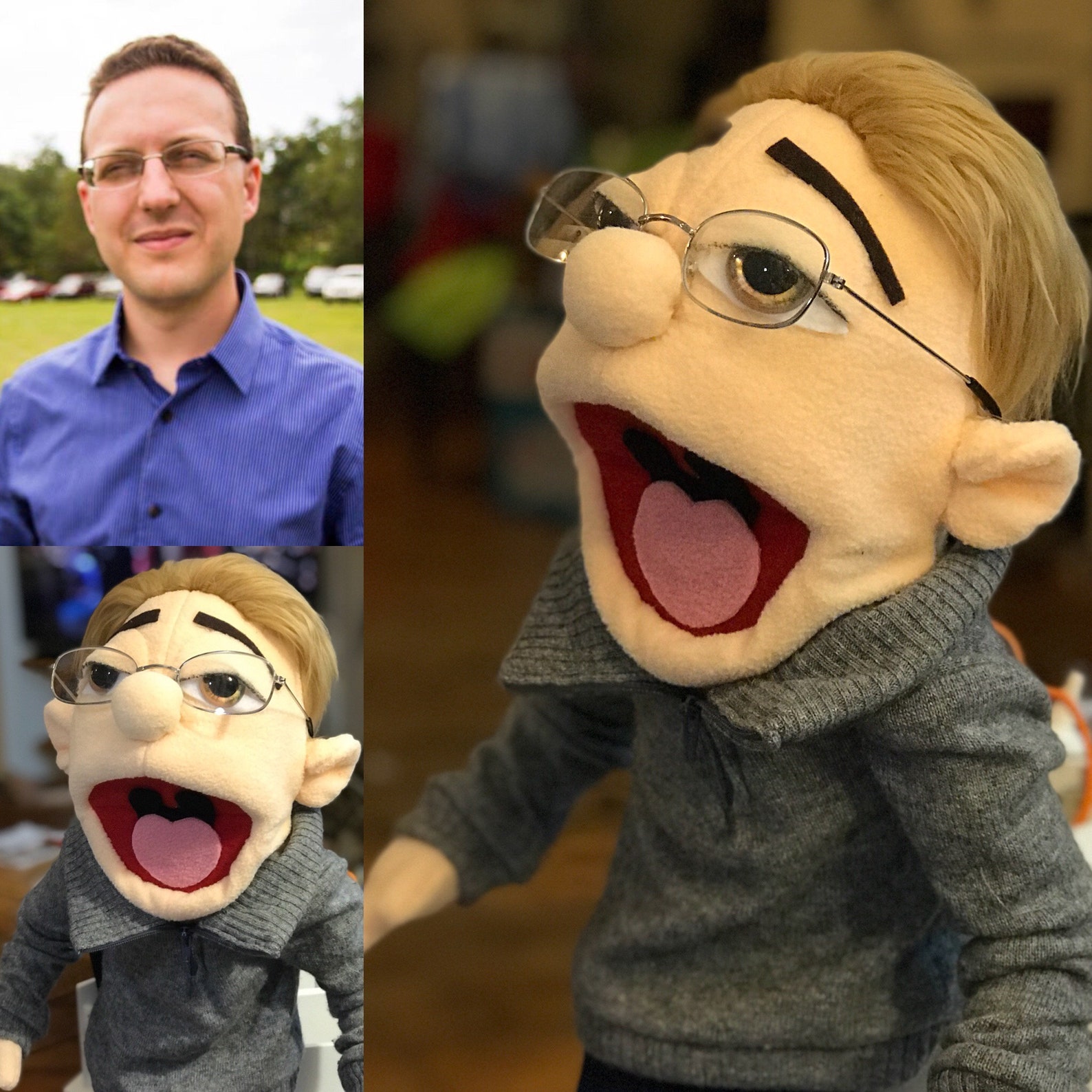 Custom Look Alike Puppet Great Gift for Muppet Lovers and Jeffy Fans ...
