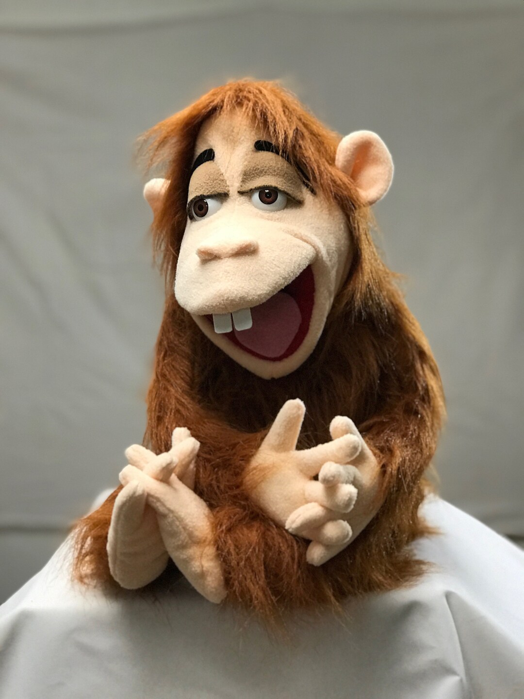 Ollie the Orangutang Puppet for Youtube Movie Monkey Puppet - Etsy