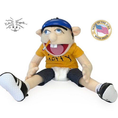 Large Jeffy Jeffy Puppet Original Size. Made in the USA. - Etsy Large Jeffy Jeffy Puppet Original Size. Made in the USA. - Etsy