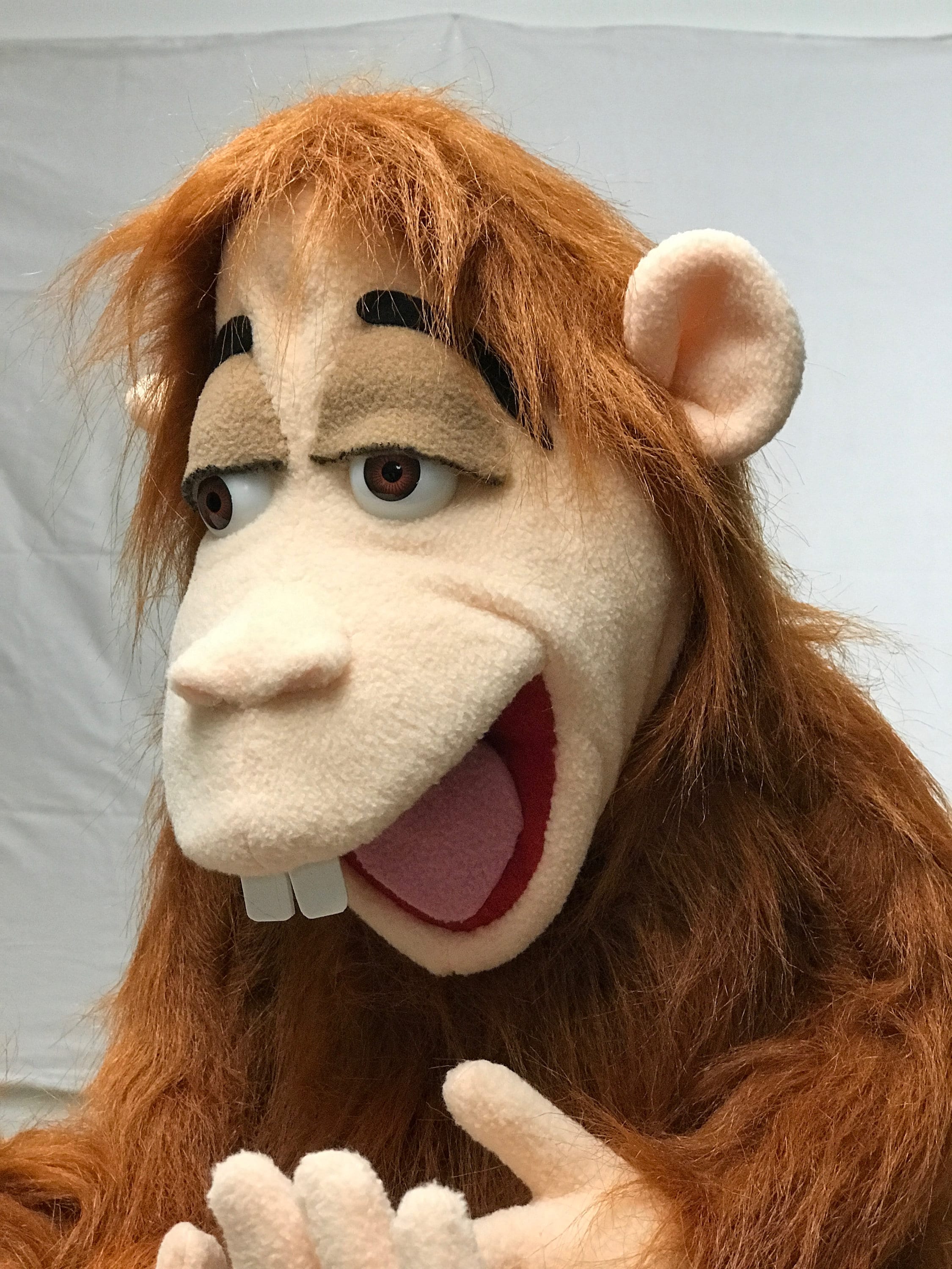 Ollie the Orangutang puppet for youtube movie monkey puppet Puppet Shop ...