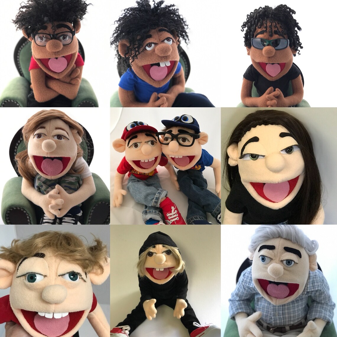 Custom Made Look Alike Portrait Muppet Puppet Lover Gift Hand Puppet ...