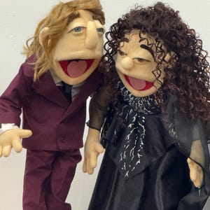 A Wedding Couple Custom Made Look Alike Portrait Muppet Puppet Great ...