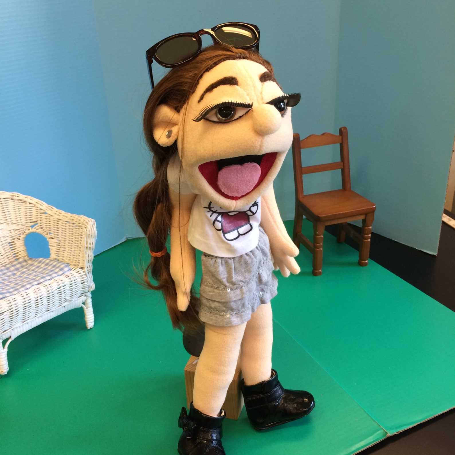 Custom Look Alike Portrait Muppet Puppet Great Gift Hand - Etsy