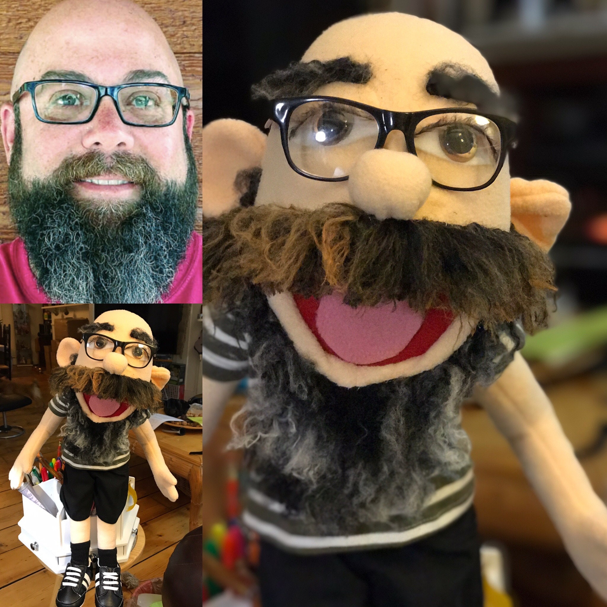 Custom Look alike puppet great gift for muppet lovers and Jeffy fans ...