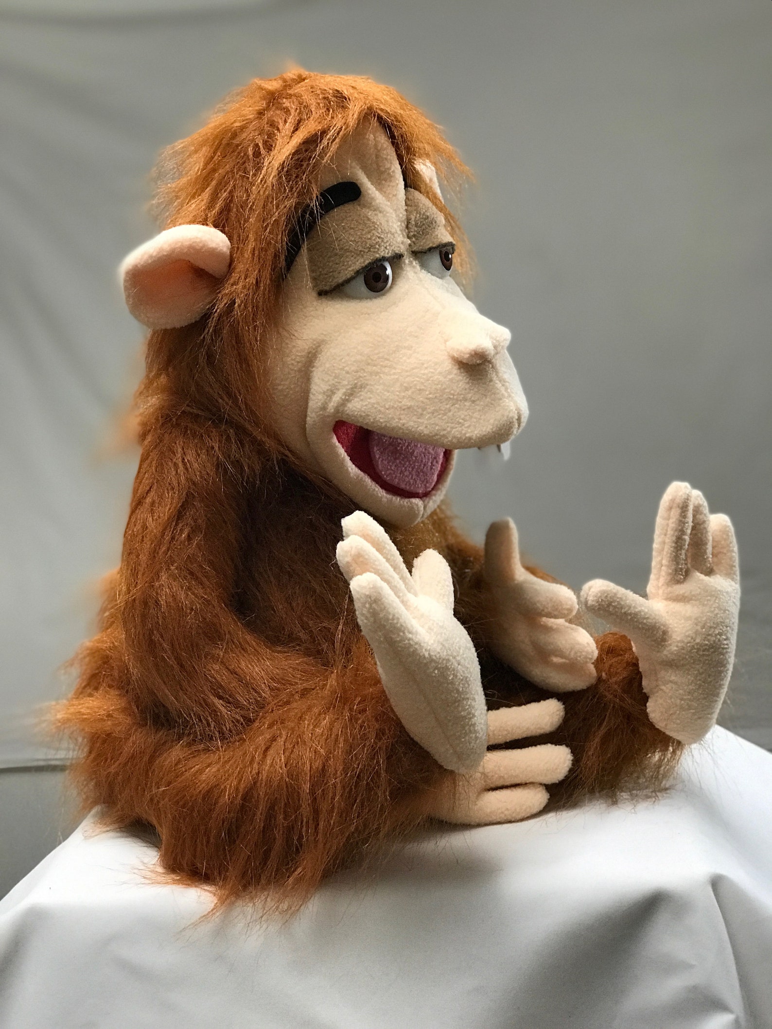 Ollie the Orangutang Puppet for Youtube Movie Monkey Puppet - Etsy