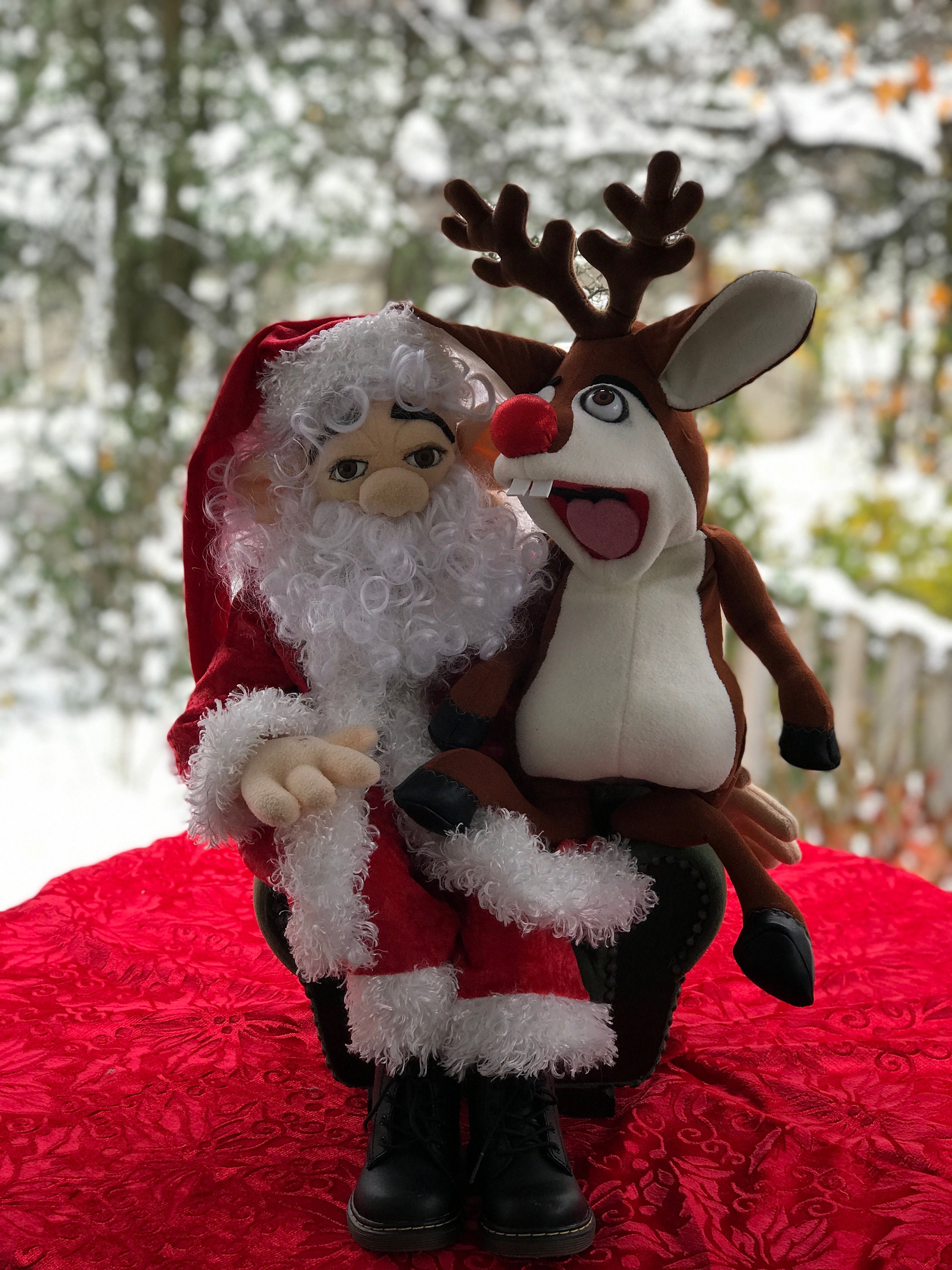 Rudolph the reindeer puppet Puppet Shop | Jeffy Jeffy Puppet