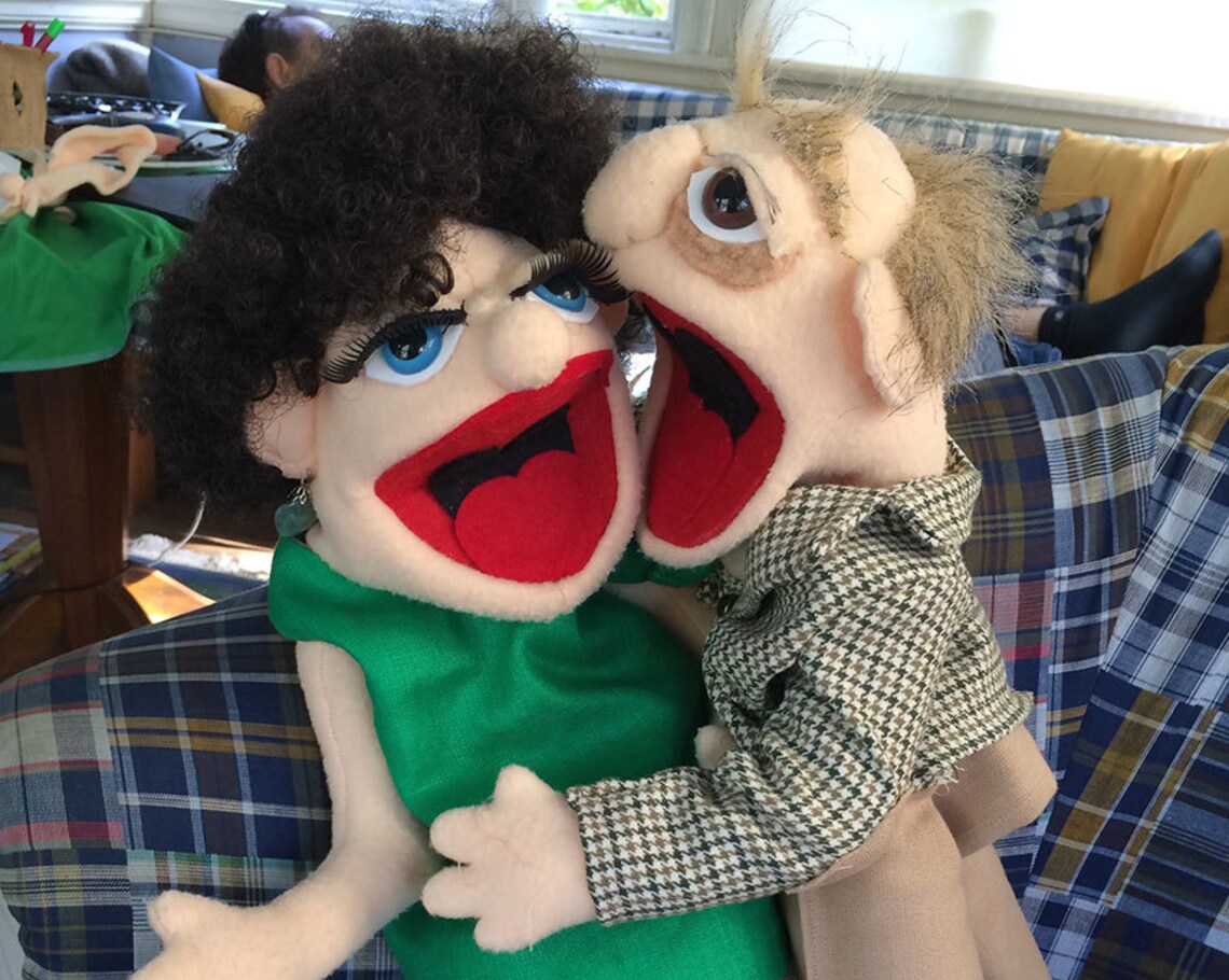 A Wedding Couple Custom Made Look Alike Portrait Muppet Puppet - Etsy ...