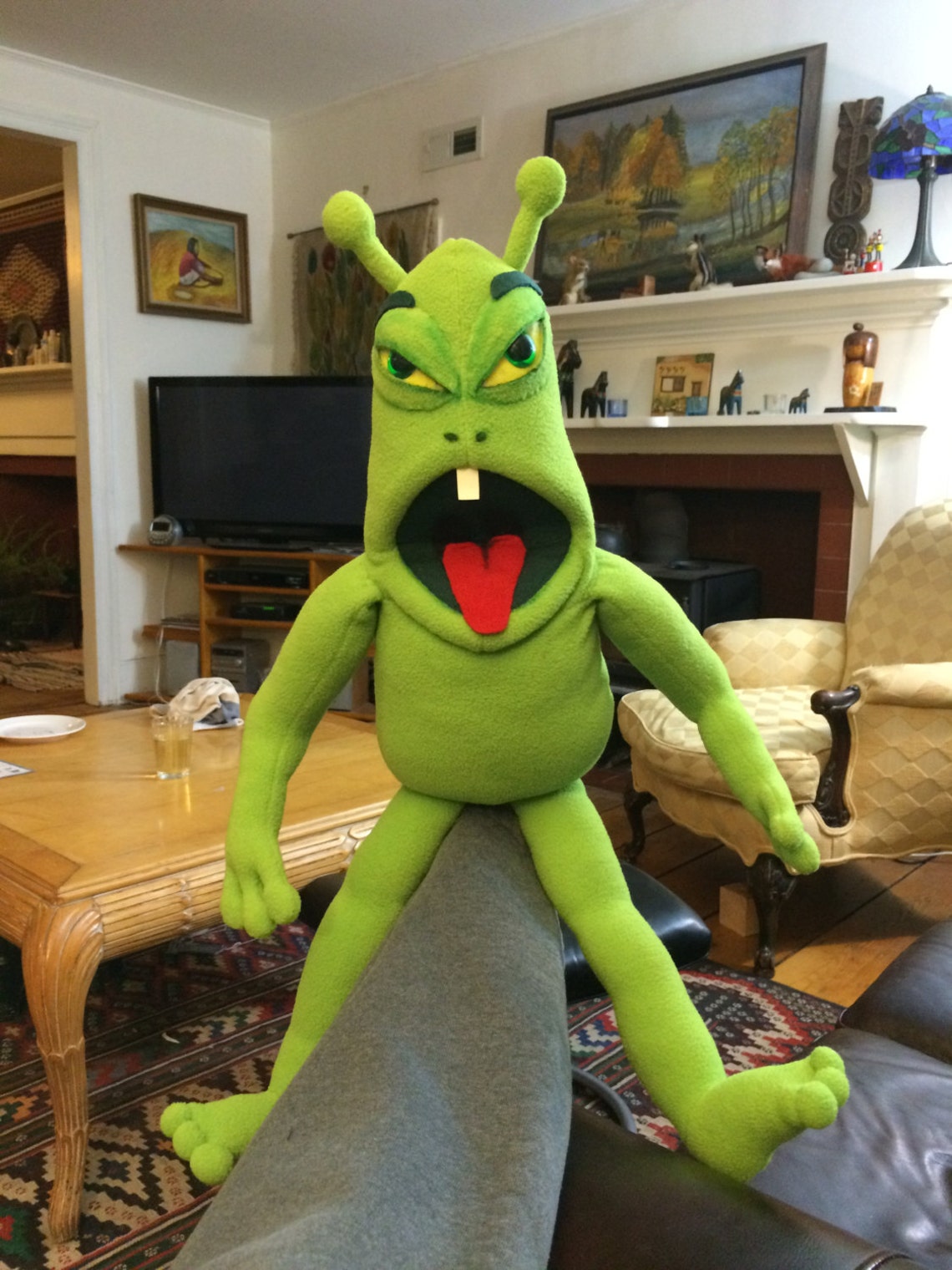 Alien Puppet From Supermarologan Youtube Sml Movie. - Etsy