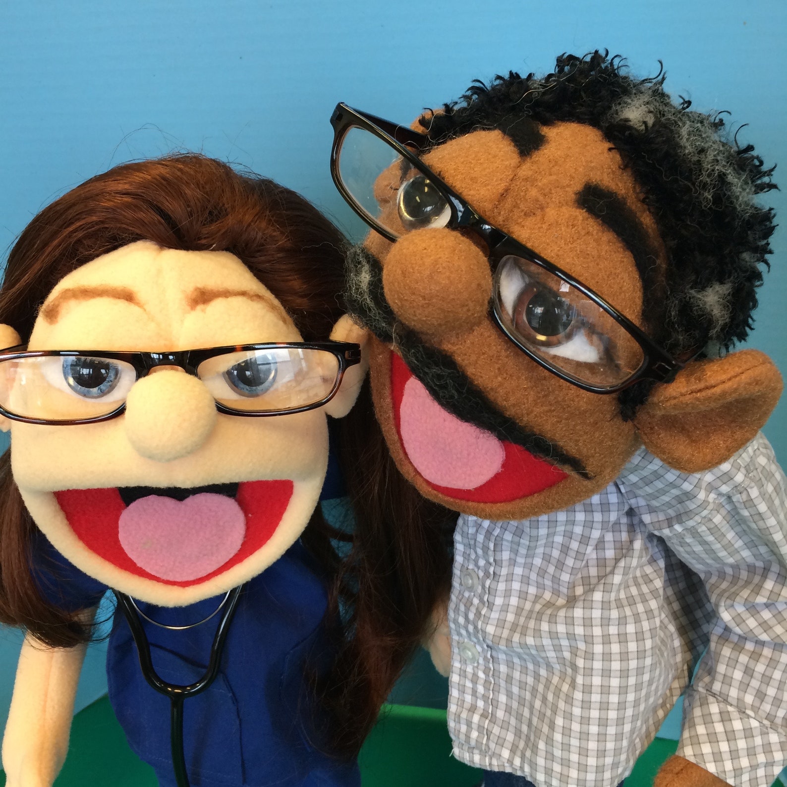 A Wedding Couple Custom Made Look Alike Portrait Muppet Puppet - Etsy ...