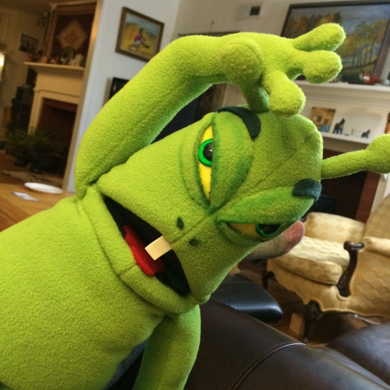 Brooklyn T Guy Puppet - Etsy