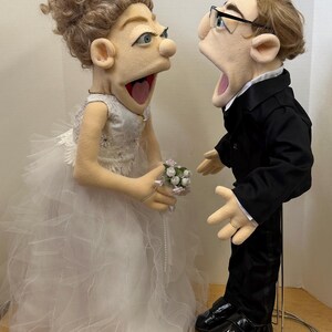 A Wedding Couple Custom Made Look Alike Portrait Muppet Puppet Great ...