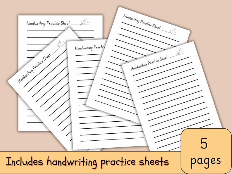 Alphabet Tracing Worksheets, Printable Handwriting Practice, ABC Letter ...