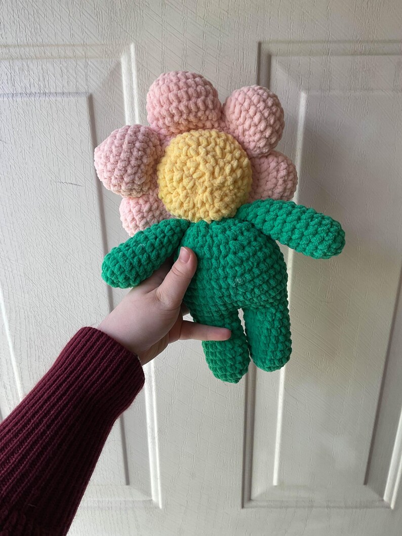 Flower Buddy Plush | Cute Crochet Flower Plushie | Handmade Floral ...