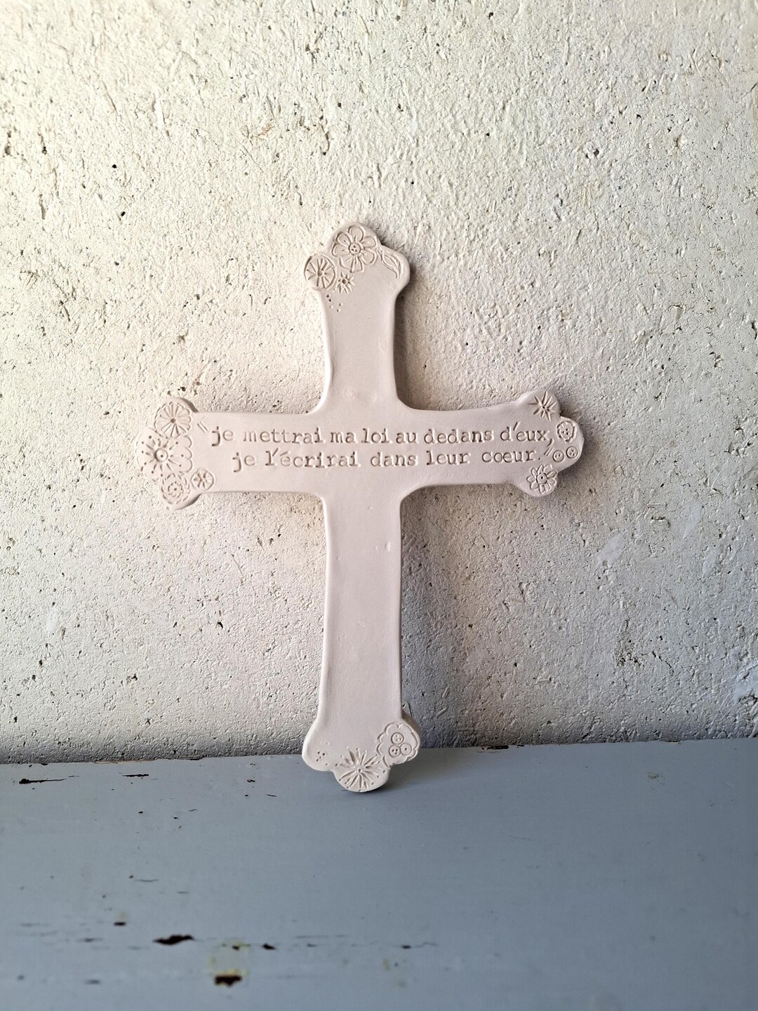 Ceramic Wall Cross - Etsy
