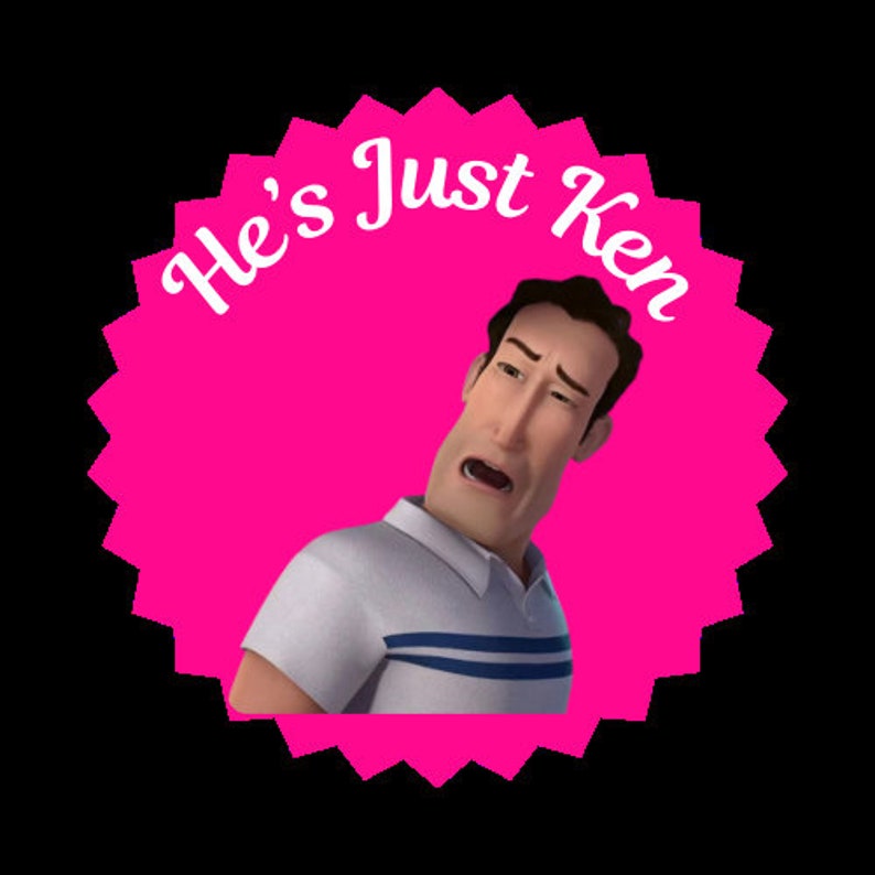 He’s Just Ken Bee Movie Funny Meme Sticker Download - Etsy