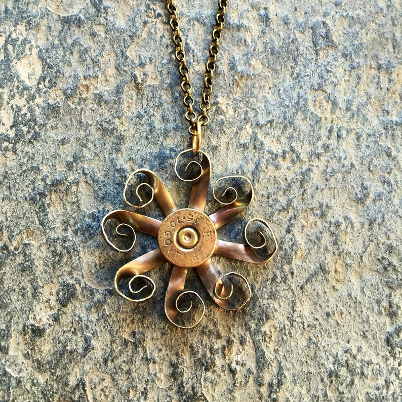 Steampunk Flower Made From Bullet Casing - Etsy