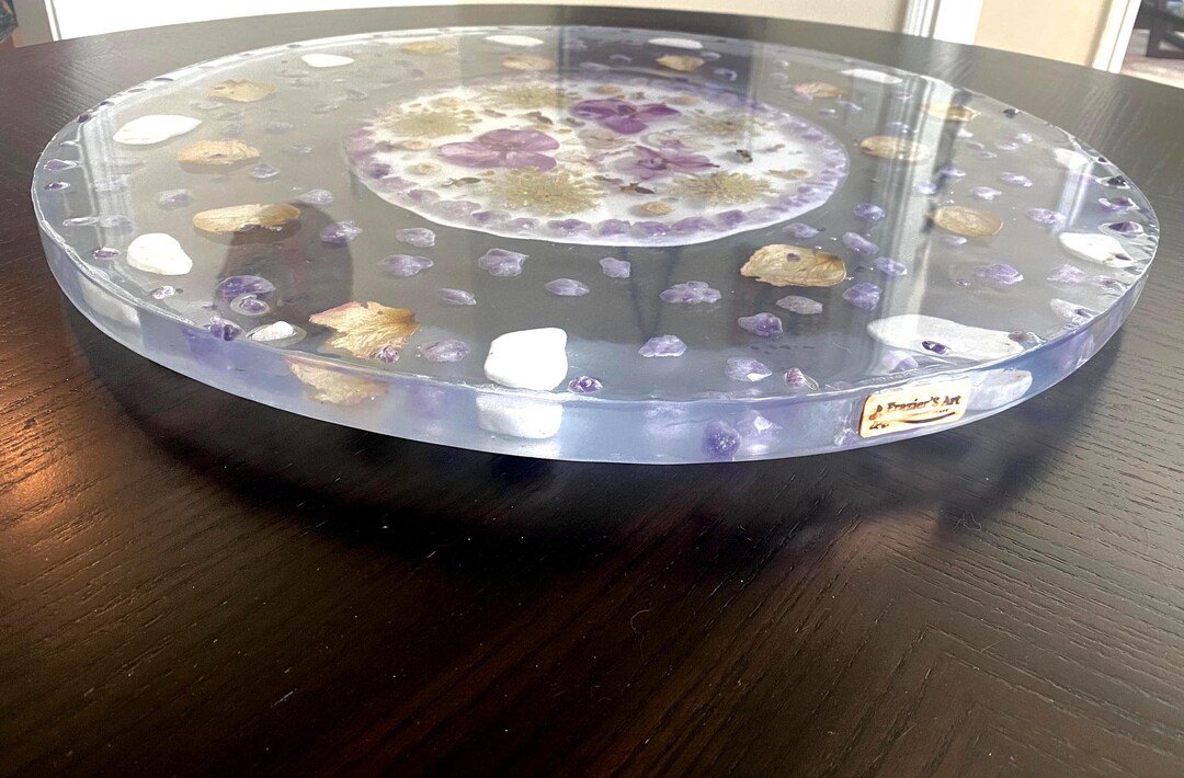 Epoxy Rotating Base, Circular, for Dining or Living Room. More Comfort ...
