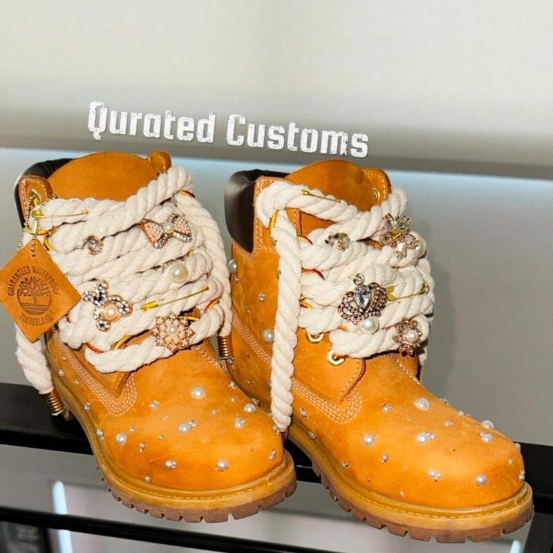 Custom Timberlands - Etsy