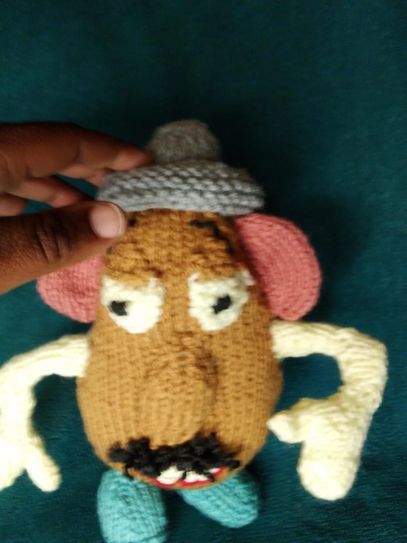 Potato Head Man Knitting Pattern Suitable for Boys and Girls an ...