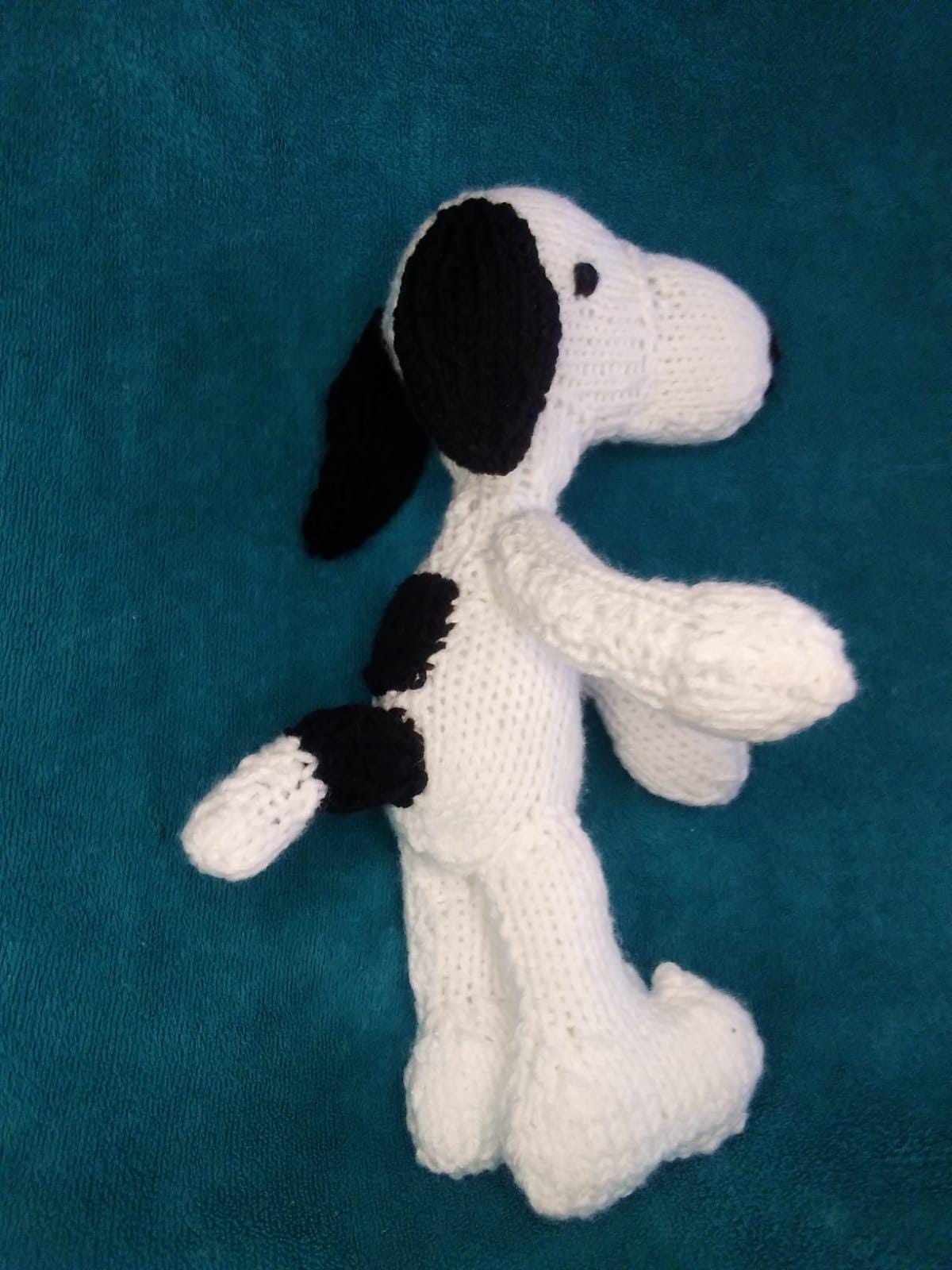 Knitting Pattern Snoopy the Dog Cartoon Characterseasy to Follow ...
