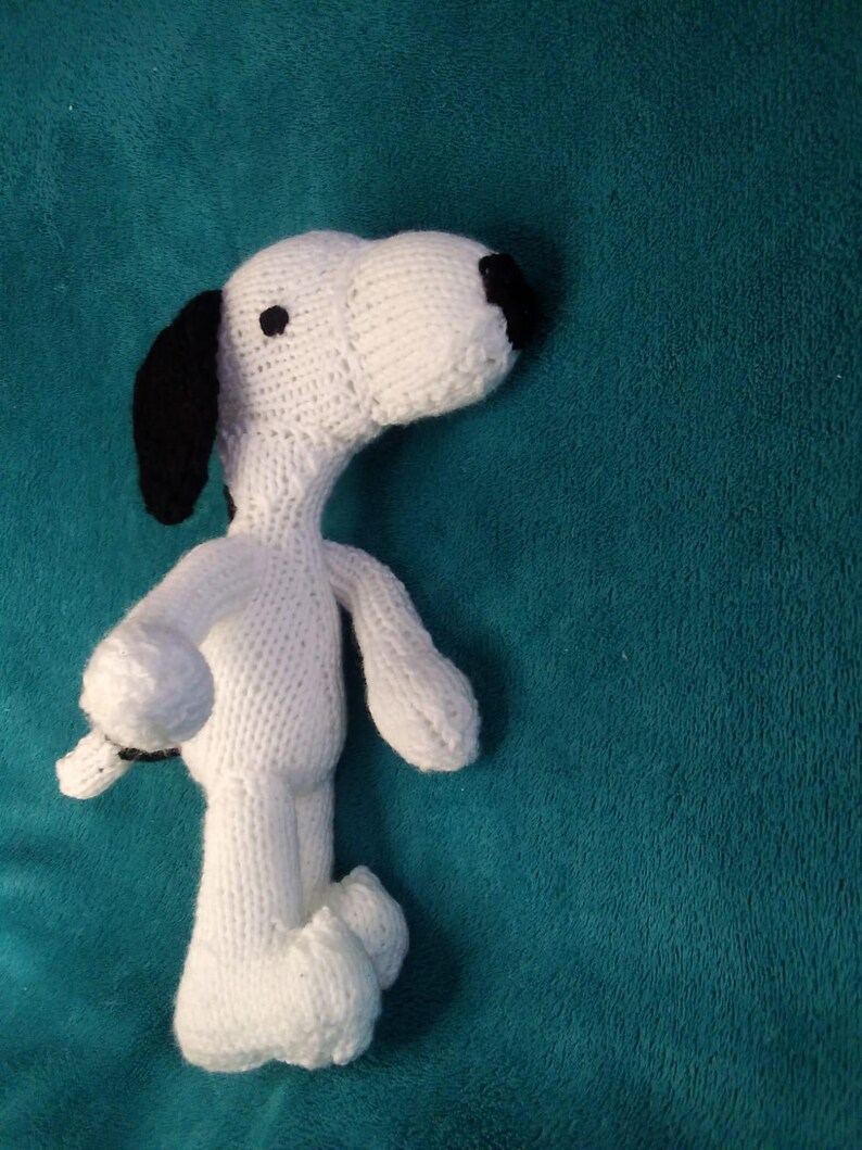 Knitting Pattern Snoopy the Dog Cartoon Characterseasy to Follow ...