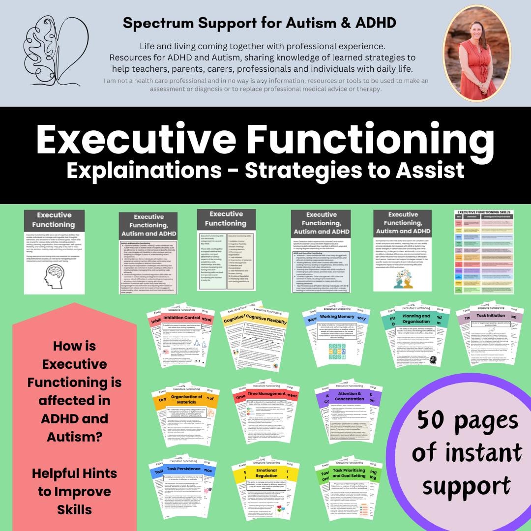 Executive Function Support for ADHD Autism Spectrum Adult Coping Tools ...