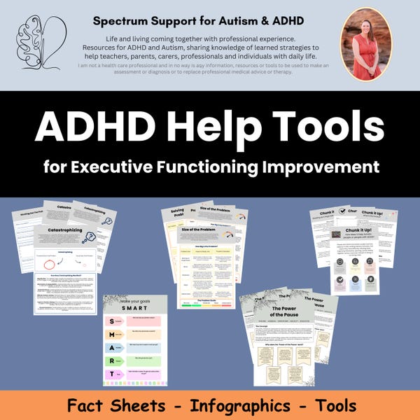 Executive Function Support for ADHD Autism Spectrum Adult Coping Tools ...