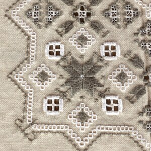 Hand Embroidered Norwegian Vintage Hardanger Tablecloth. Hardanger ...