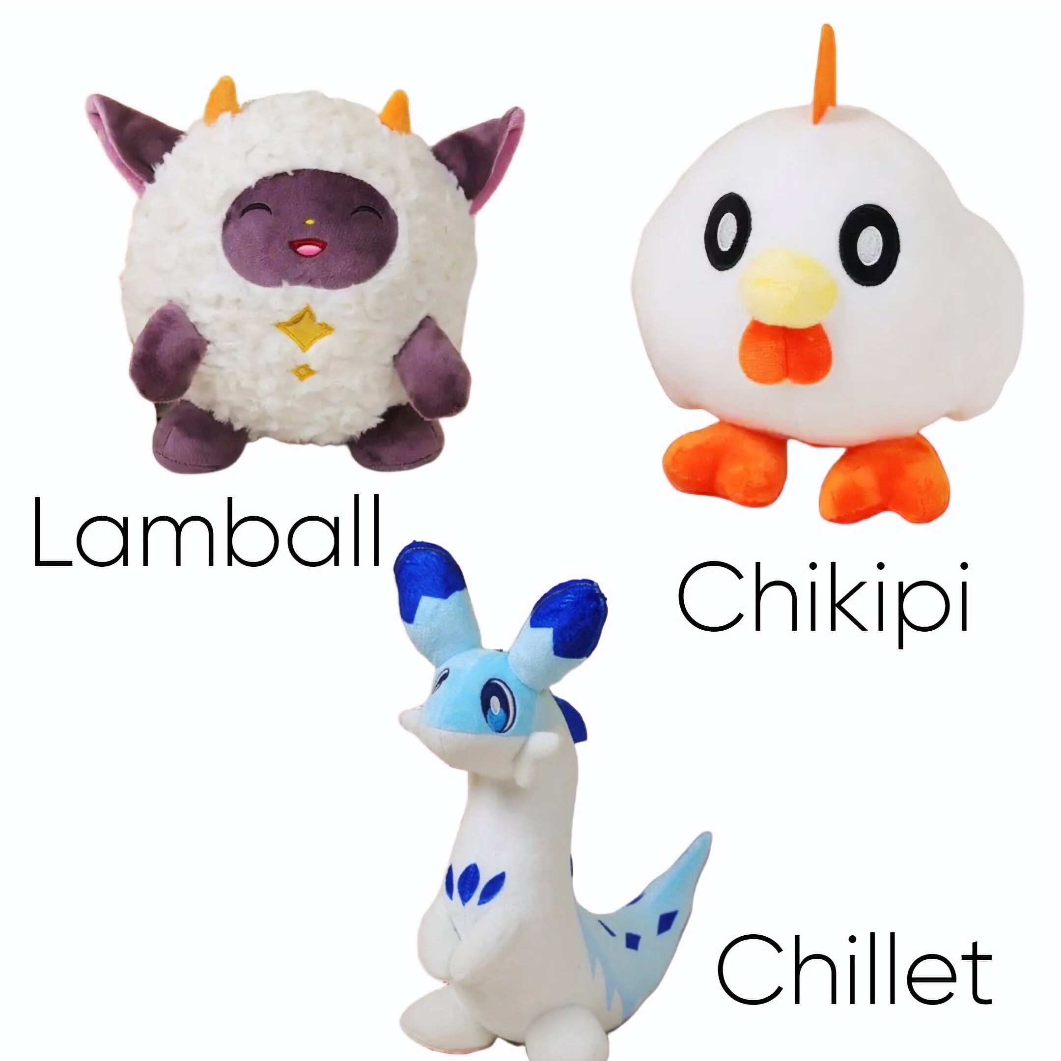 Gamer Gift, Palworld Toys, Lamball, Grizzbolt, Chikipi, Cattiva Toy ...