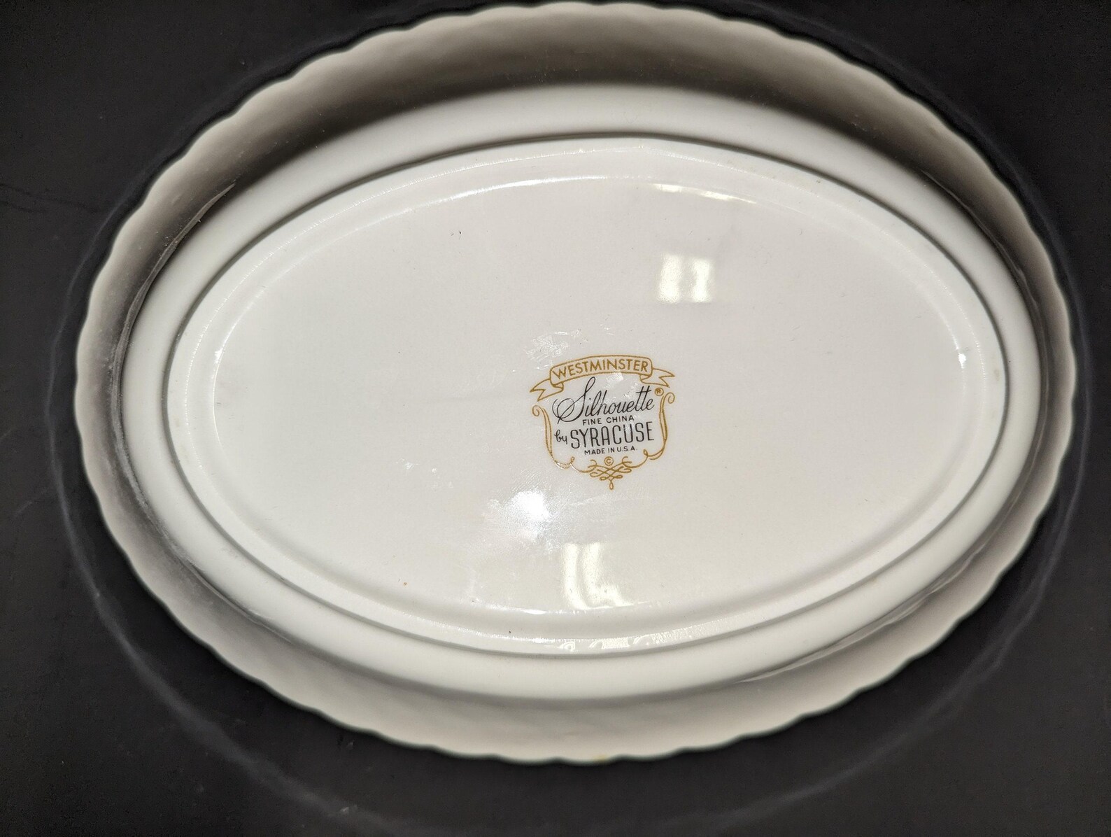 Vintage Westminster by Syracuse Fluted Silhouette Shape With Silver ...